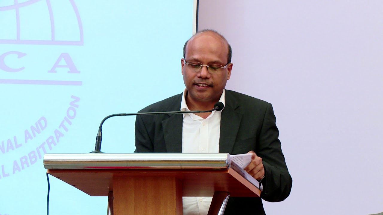 Mr.P.H. Arvind Pandian on the Development of Institutional Arbitration ...