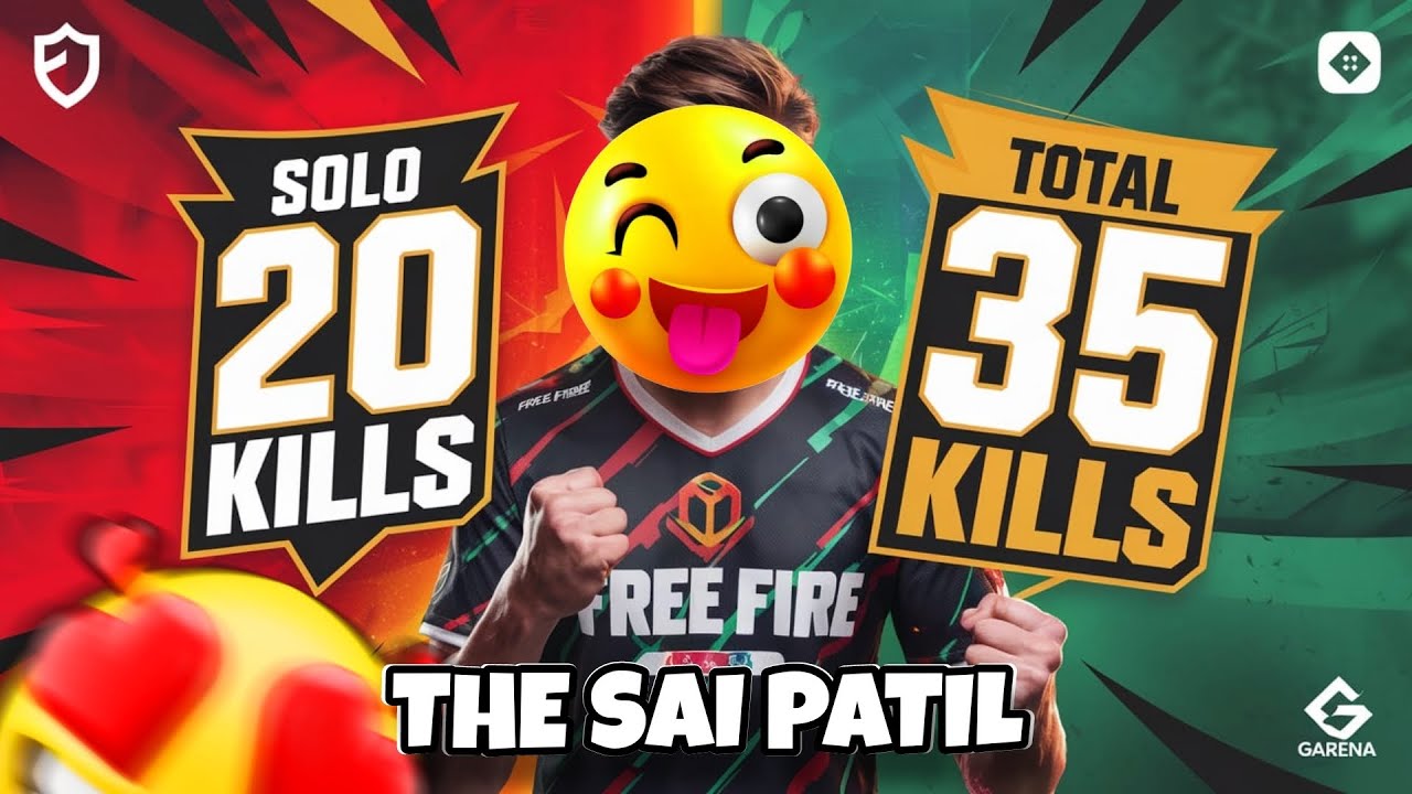 SOLO 20 KILL DOMINATION | THE SAI PATIL IS BACK | FREE FIRE - YouTube