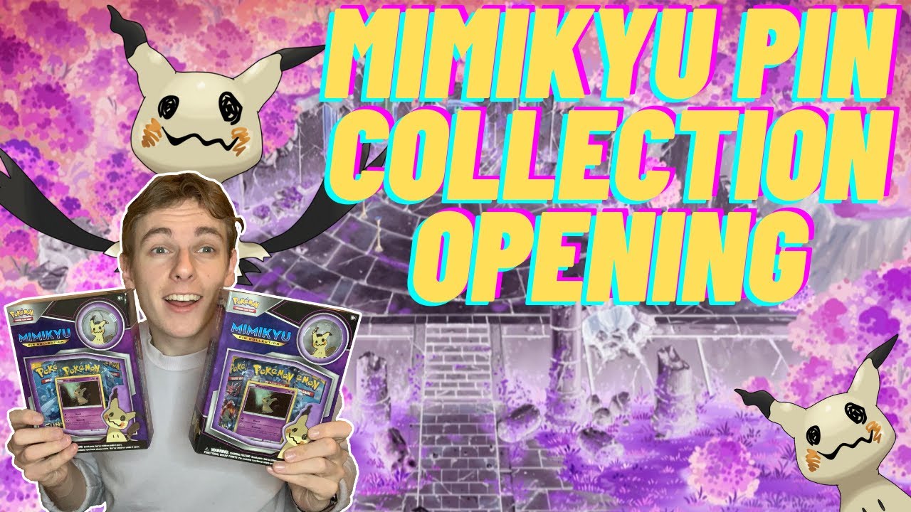 Mimikyu Pin Collection Opening - YouTube