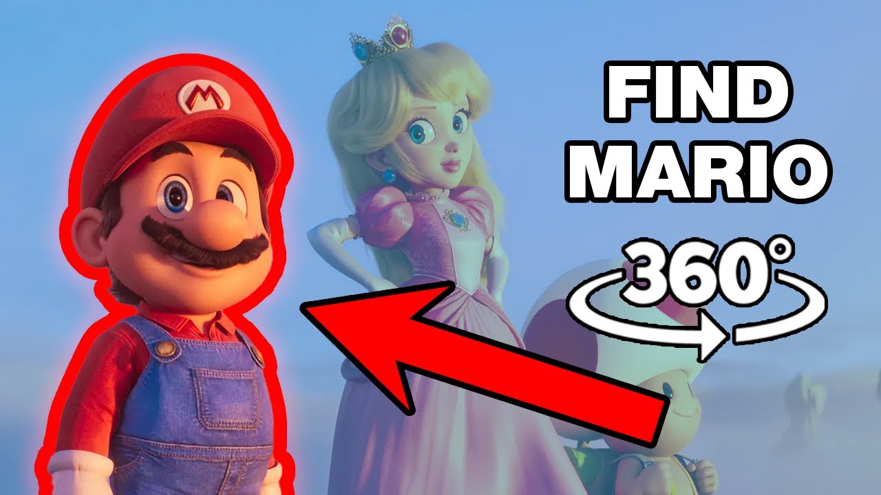 Find SUPER MARIO BROS 👨🏻‍🔧🍄 360° VR Finding Challenge 🔍 - YouTube