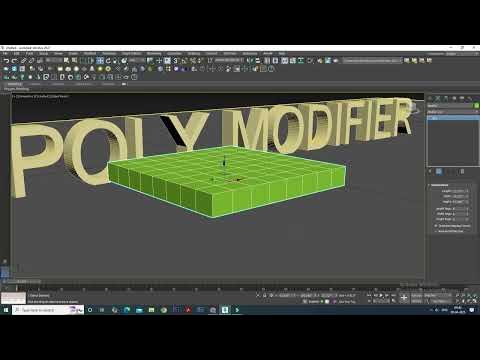 Edit Poly Modifier - YouTube
