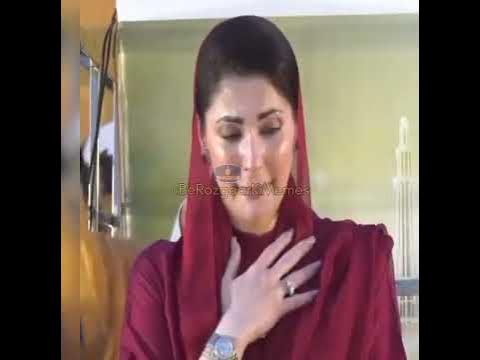 Maryam Nawaz crying in Nawaz sharif jalsa entry - Maryam Nawaz video viral Shahbaz sharif funny ...