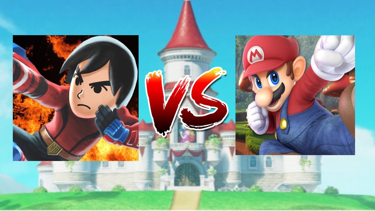 Mii Brawler VS Mario in 8 Player Smash - YouTube