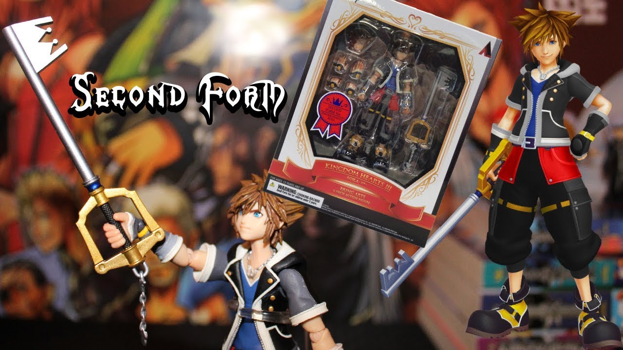 KINGDOM HEARTS III BRING ARTS Sora - ソラ - SECOND FORM UNBOXING - YouTube