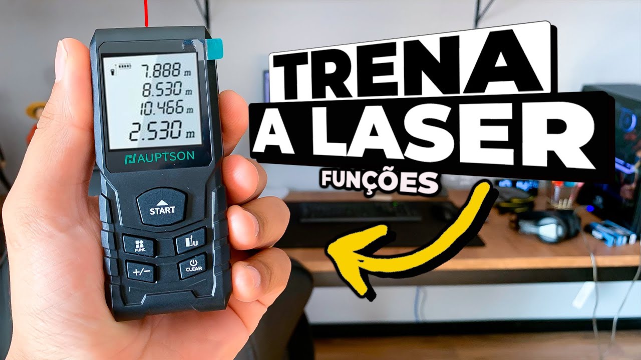 Review Trena a Laser Hauptson 70 metros | Funções | Como usar | É Boa ...