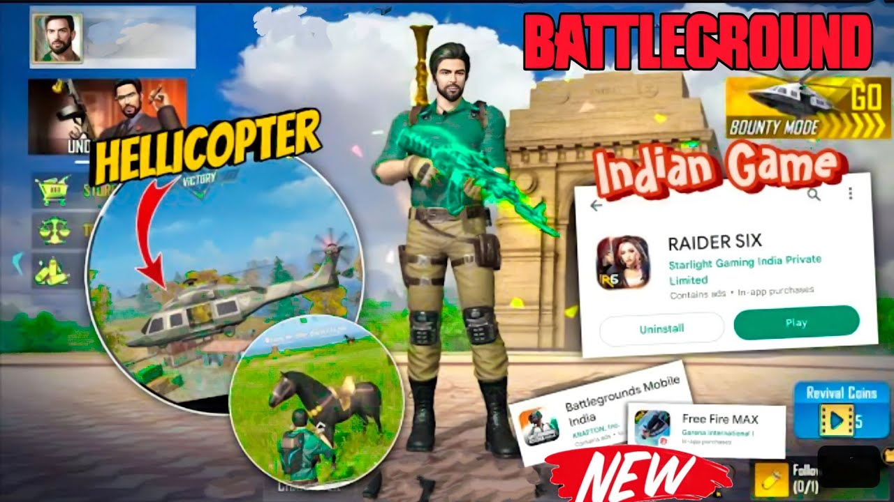 Raider Six Gameplay 😱| New Indian Battle Royale Game | Raider Six Is ...