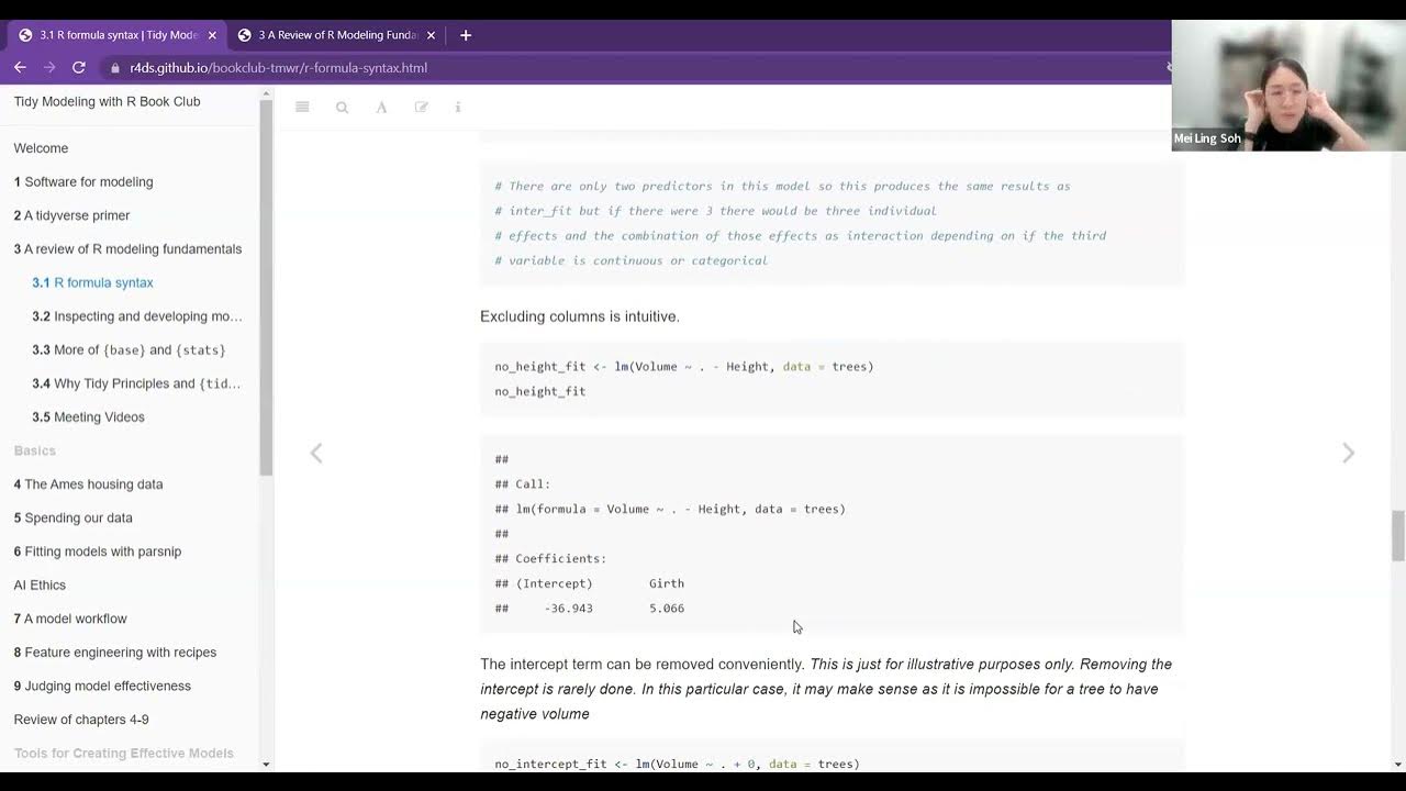 Tidy Modeling with R Book Club: A Review of R Modeling Fundamentals (tmwr05 3) - YouTube