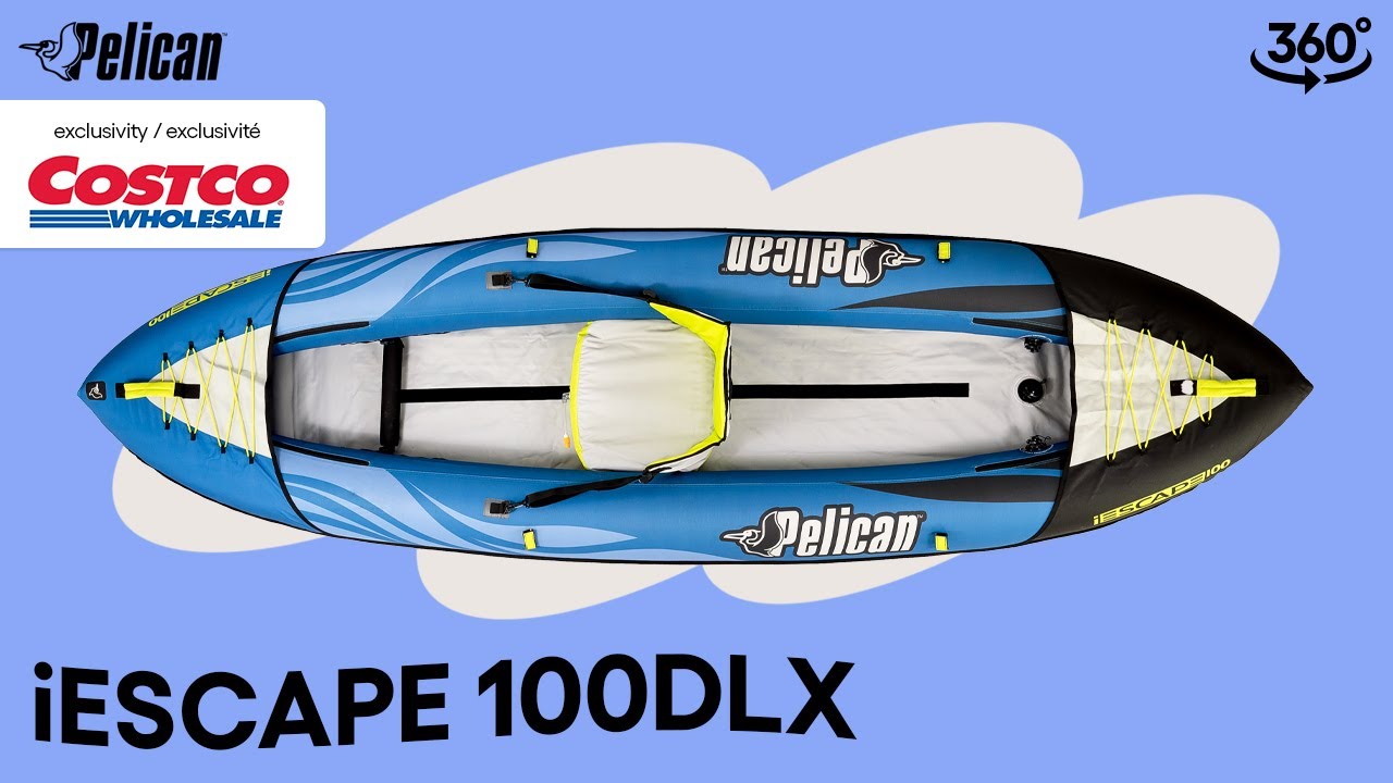 PELICAN | Exclusive iESCAPE 100DLX Inflatable Kayak Walkthrough - YouTube