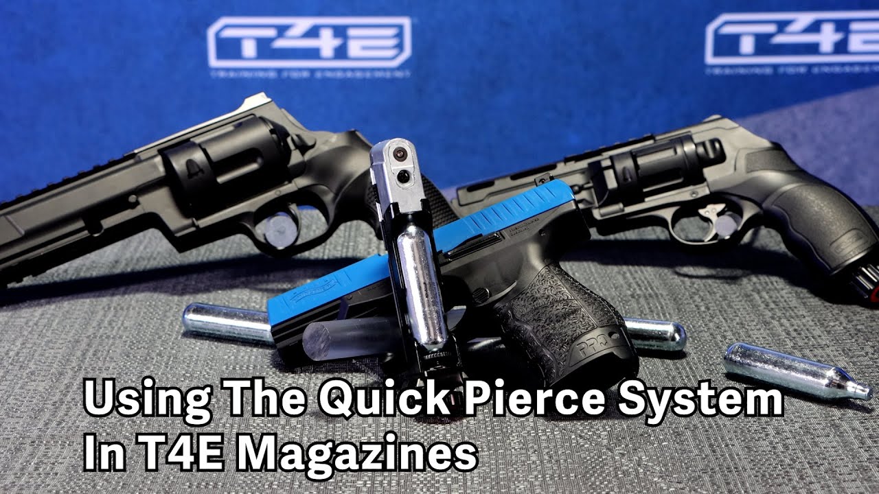 How to use the T4E Quick Pierce Magazines - YouTube