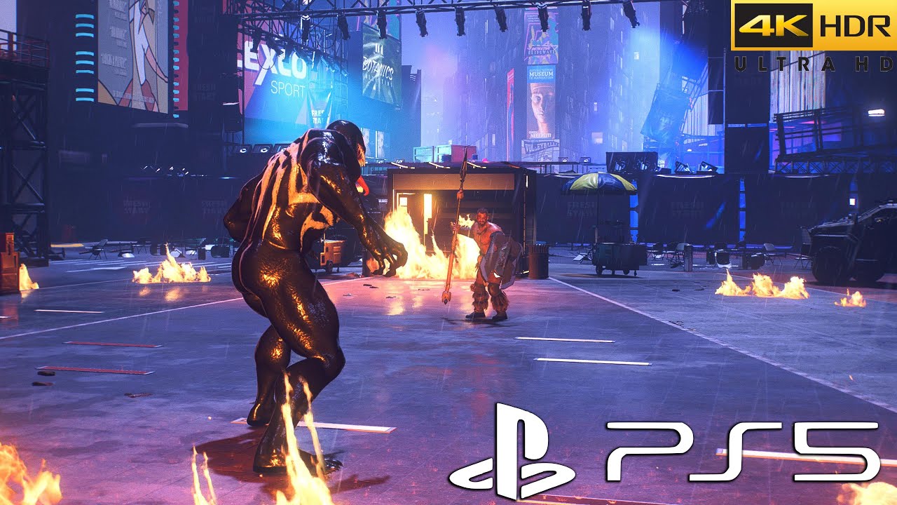 Venom Gameplay in Spider Man 2 PS5 4K 60FPS HDR - YouTube