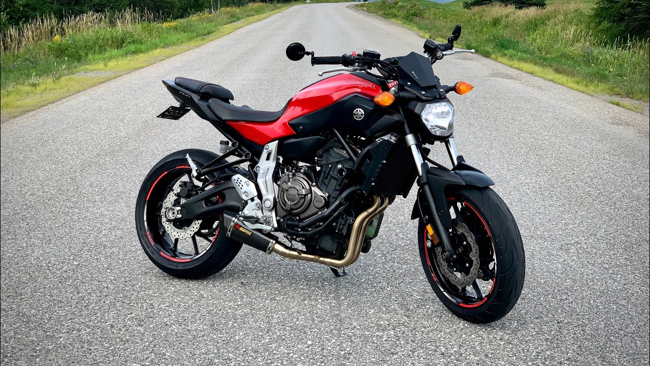 Upgrades I’ve done to my MT07. - YouTube