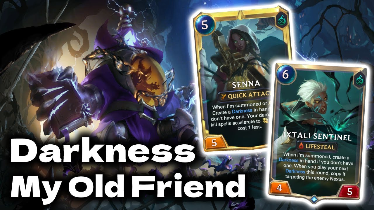 Darkness Controls Everything!! Veigar Senna | Legends of Runeterra ...