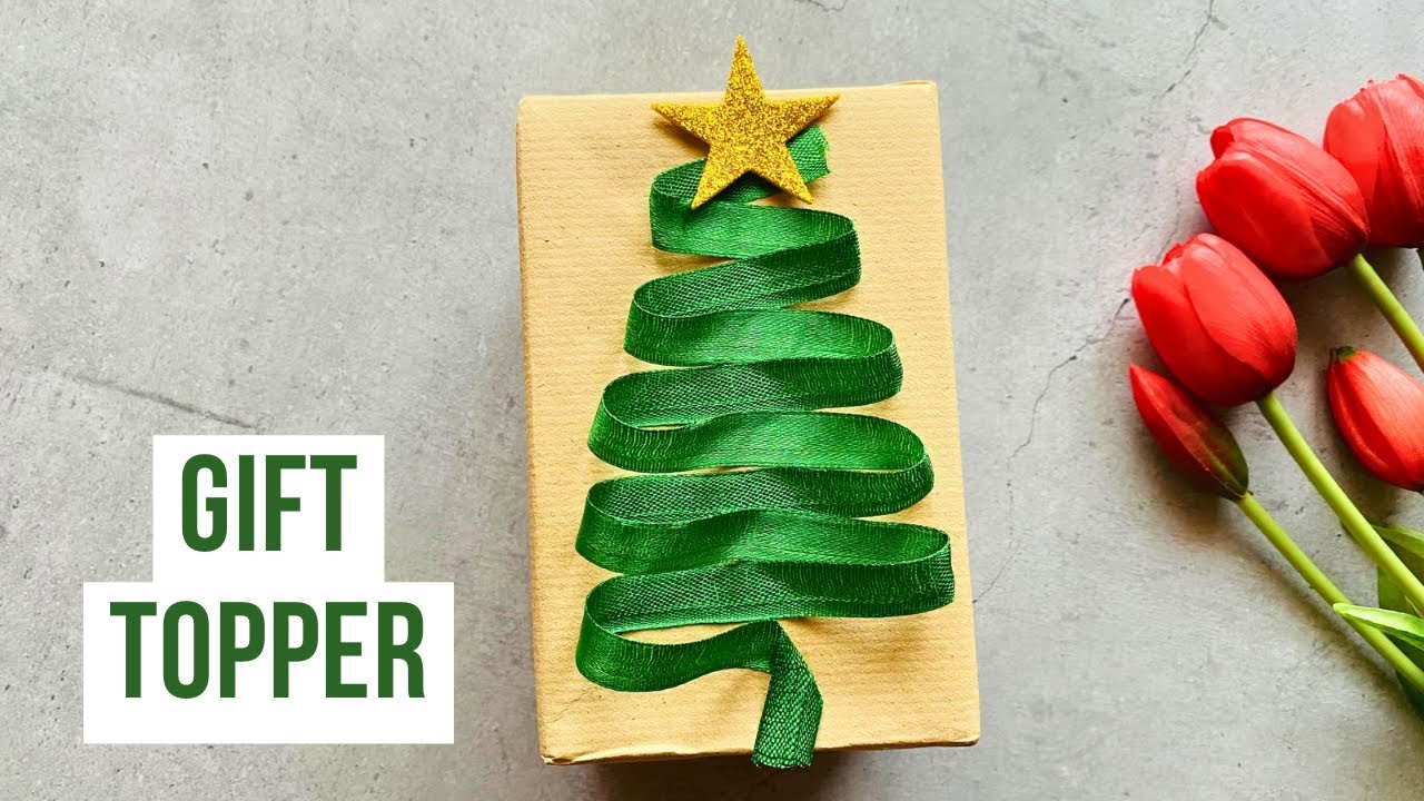 Easy Gift Topper for Christmas | Gift Wrapping for Christmas ...
