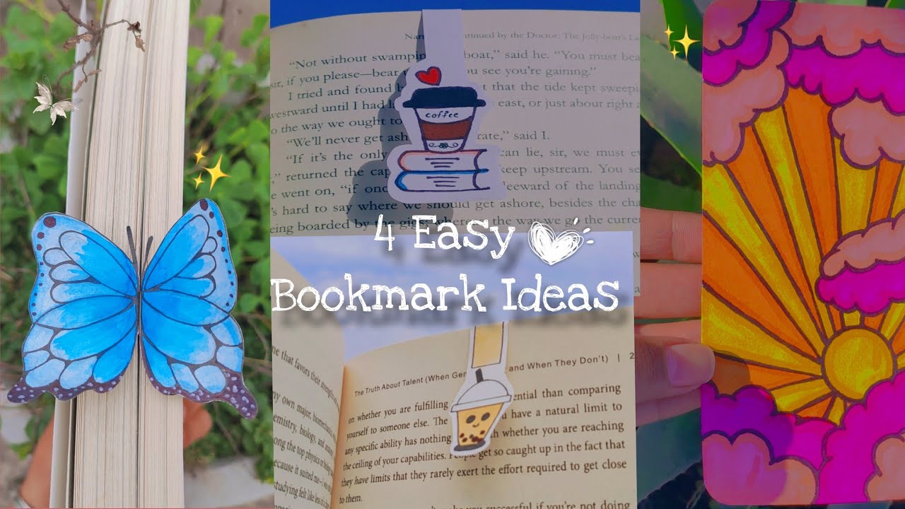 DIY bookmark ideas | Quick bookmark ideas | Handmade bookmarks | # ...