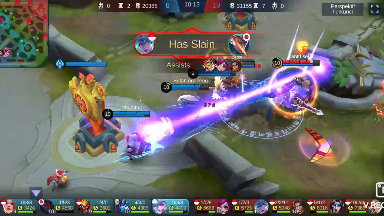 MOBILE LEGEND FULL MACH SOLO RANK ALU NUB BANGAT - YouTube