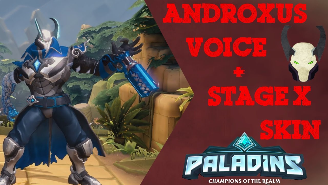 Paladins - Androxus Voice Pack - Stage 4 Skin - YouTube