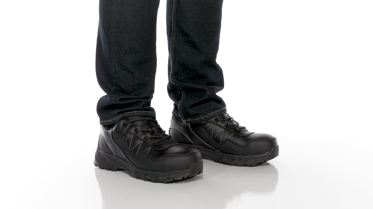 ACE Work Boots Piston Low Aluminum Toe SKU: 9557369 - YouTube