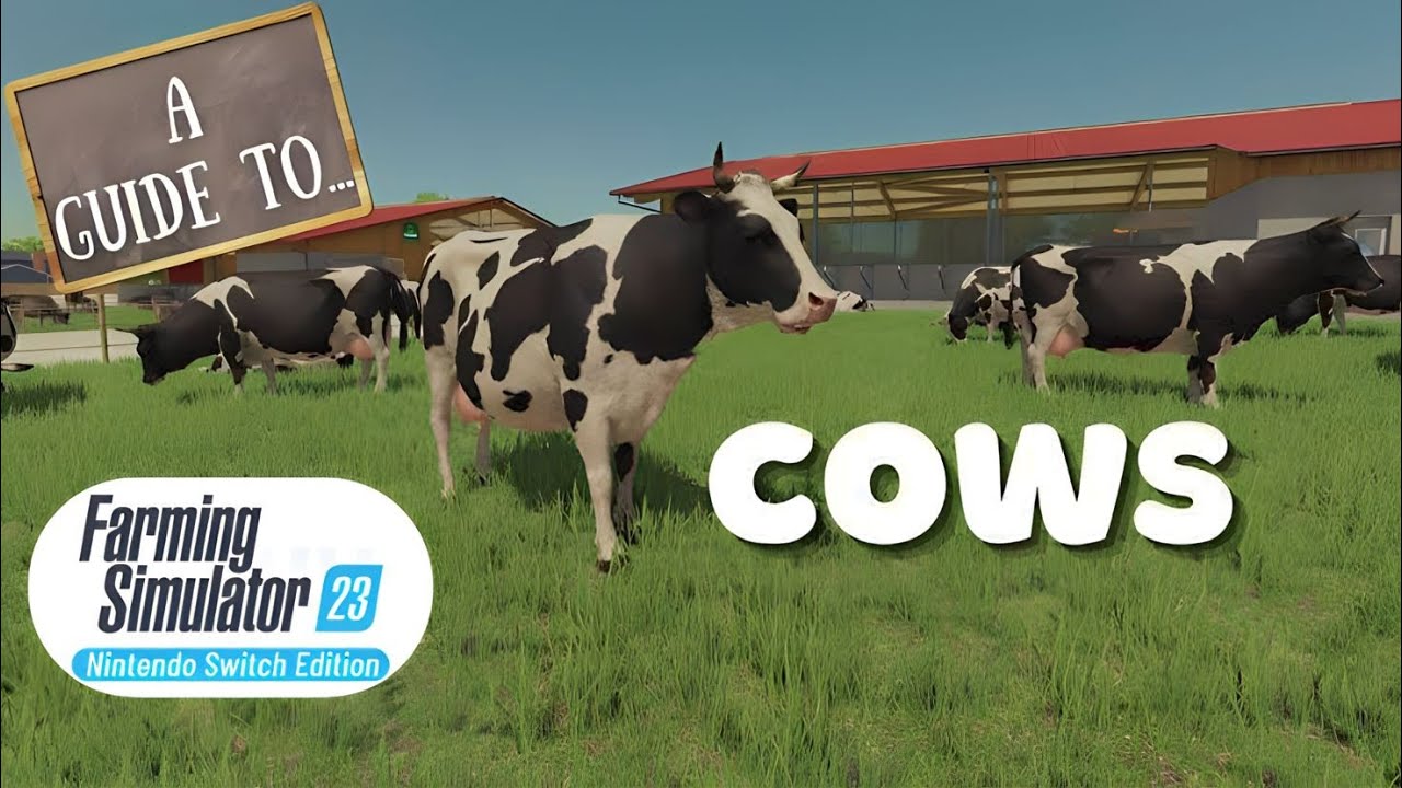 Farming simulator 23 - Cows Guide Tour | Animals in Fs 23 | #fs23#cows ...
