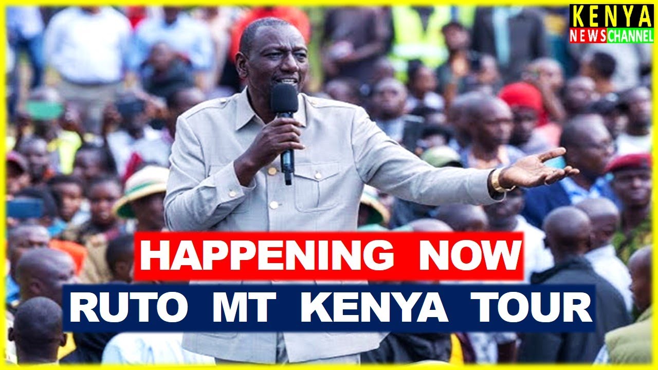 LIVE - Ruto to respond to Gachagua from Nyandarua at Kinangop Engineer ...