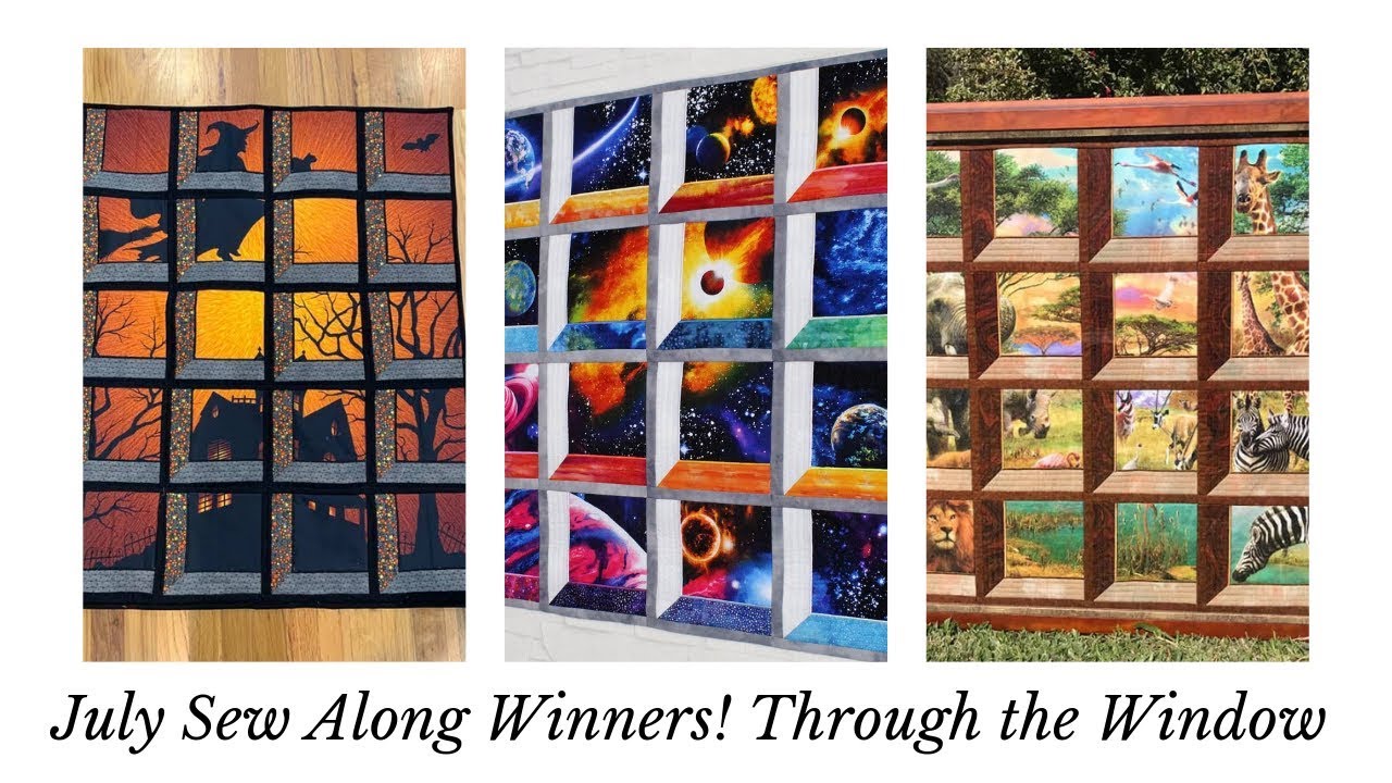 Through the Window Quilt Sew Along Winners - YouTube