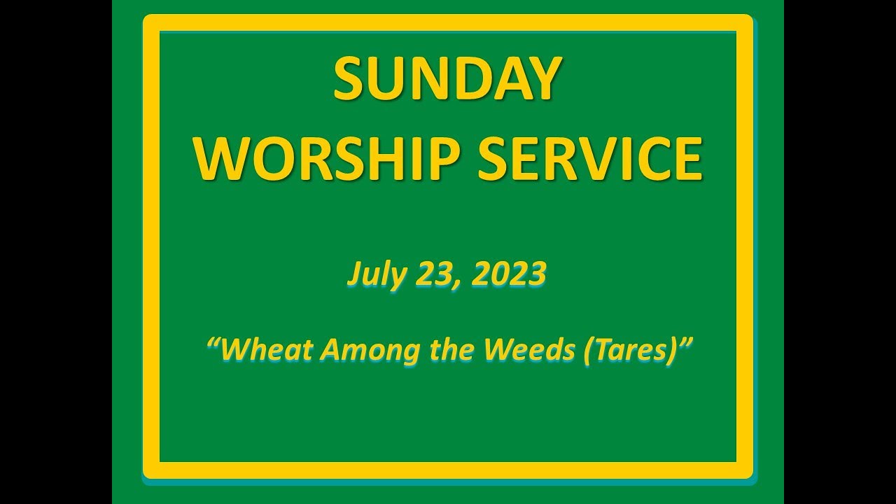 Sunday Devotional for July 23, 2023 - YouTube