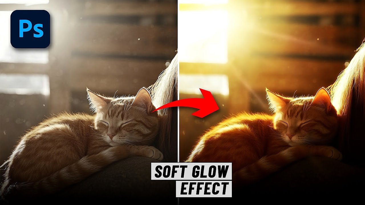 Soft Glow Effect in Photoshop | Make Your Photos Dreamy & Warm - YouTube