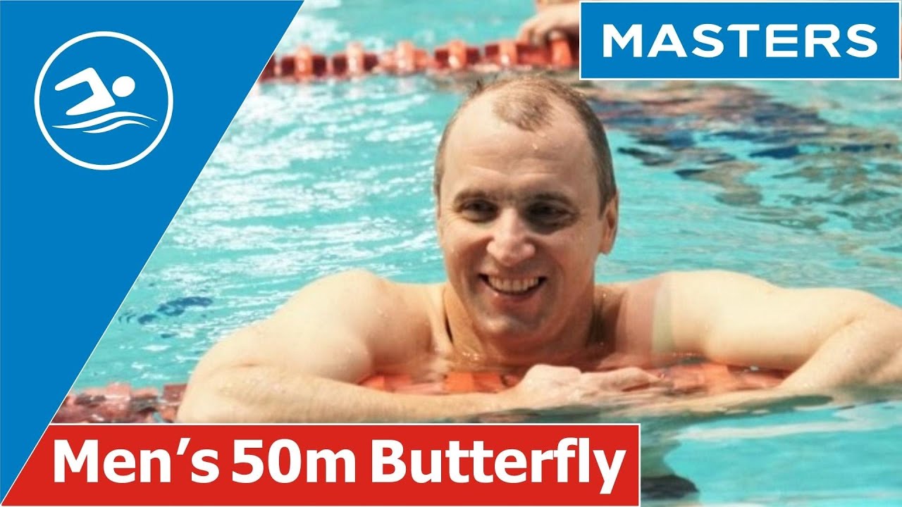 Sergey Grigorov wins 50m Butterfly - Heat 1 / Belarus Masters Swimming 2020 - YouTube