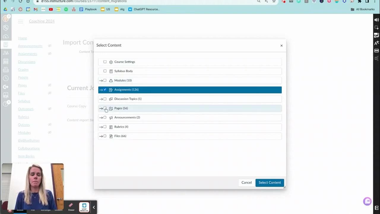 Canvas Importing Options 2024 - YouTube