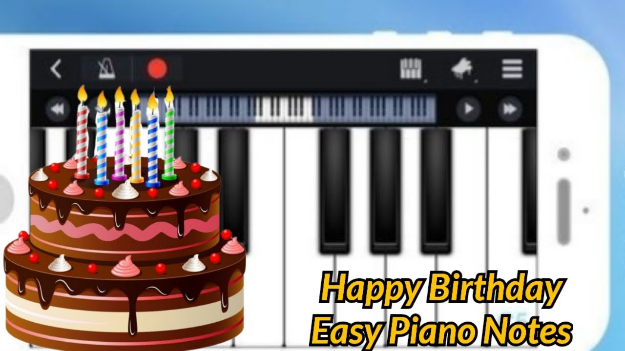 Happy Birthday | Easy Piano Notes | Tutorial | Birthday Song - YouTube