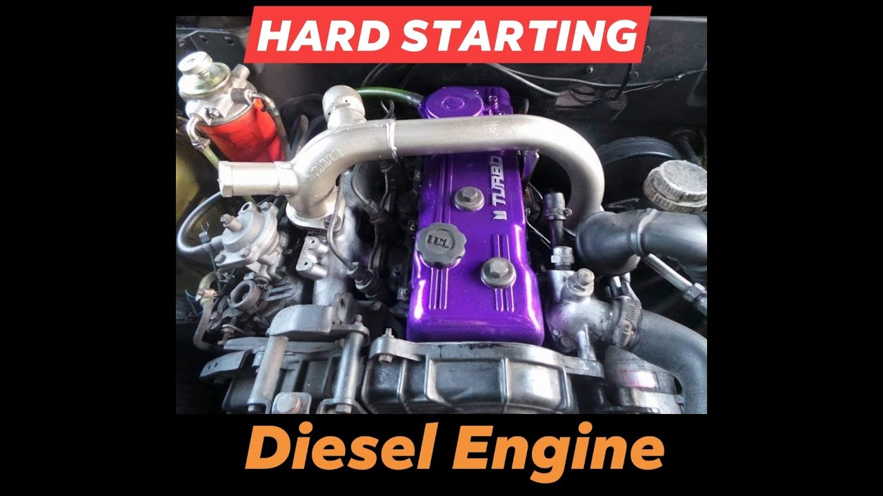 Dahilan ng HARD STARTING sa DIESEL ENGINE - YouTube