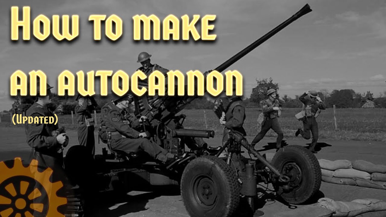 (OUTDATED) How to make an autocannon in Sprocket - YouTube