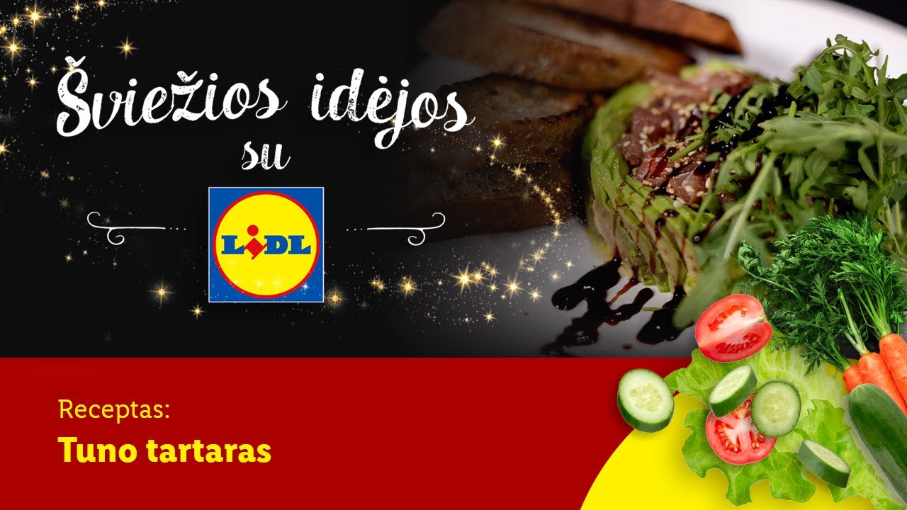 Šviežios idėjos su Lidl | Tuno tartaras | Lidl Lietuva - YouTube