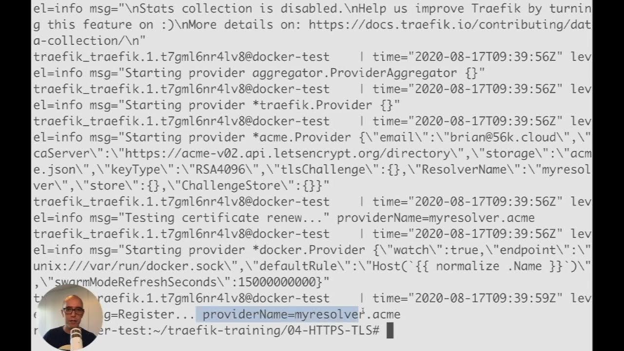 05 - 028 Let's Encrypt TLS Challenge Lab - Traefik Training Course - YouTube