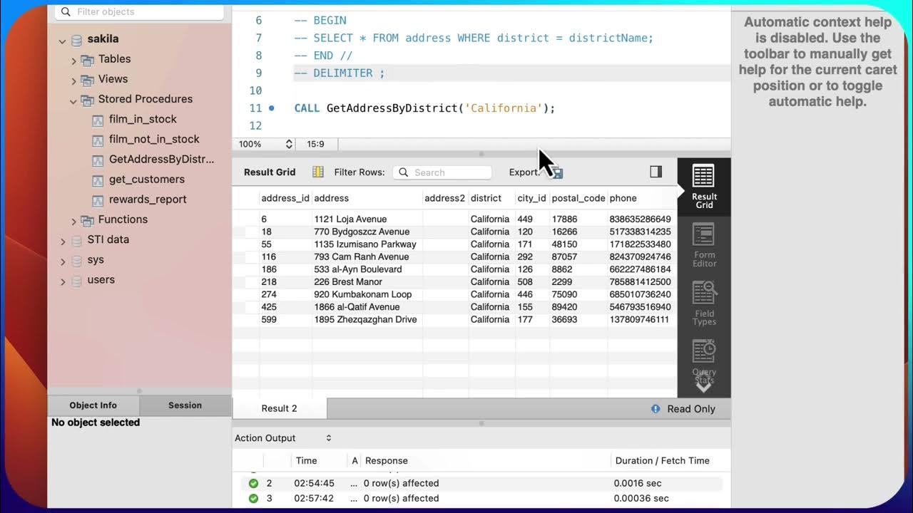 Week27 Lesson2 - MySQL Stored Procedure Parameters - YouTube