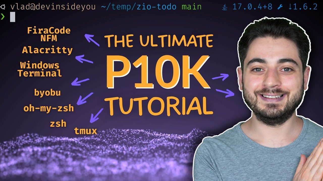 The Ultimate #p10k Tutorial #zsh #alacritty #byobu #FiraCode - YouTube