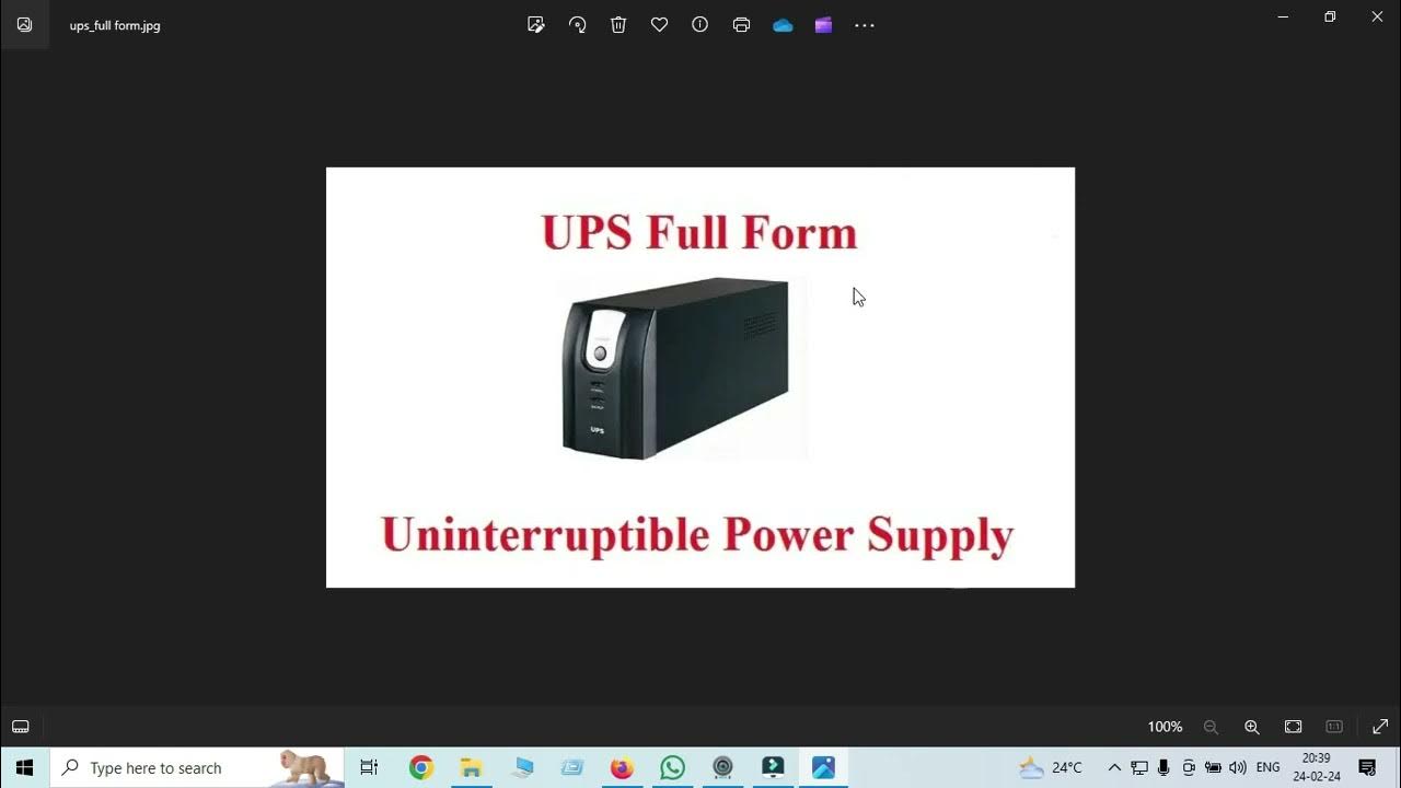 About UPS(Uninterruptible Power Supply) - YouTube