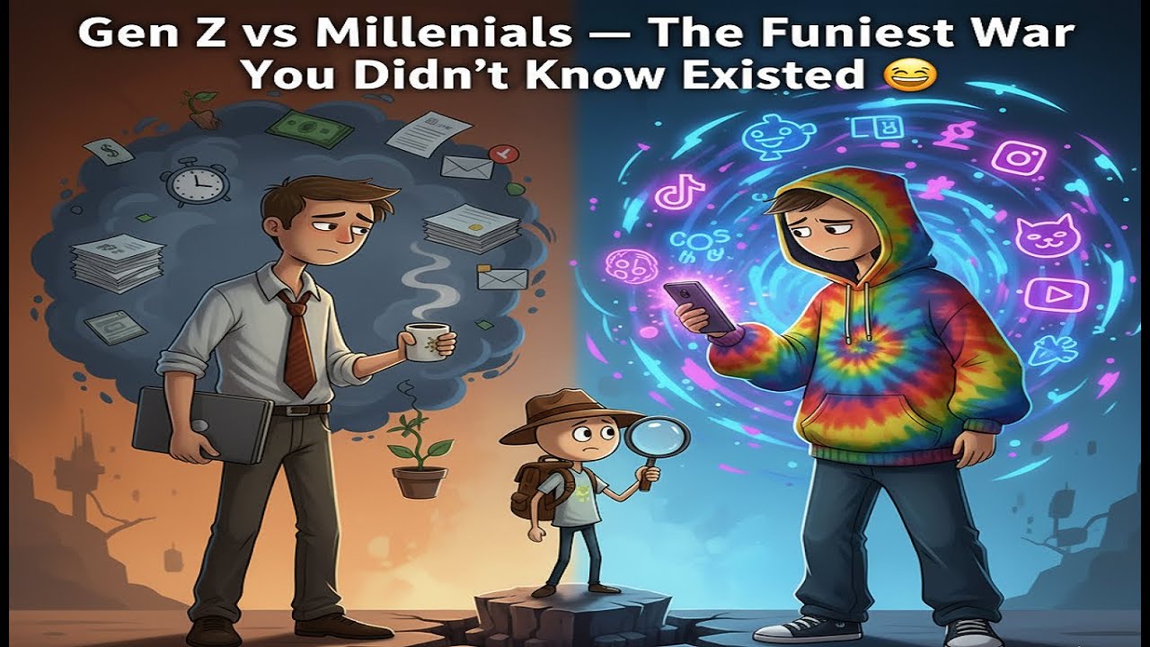 GEN Z vs Millennials — The Funniest War You Didn’t Know Was Real 😅 ...