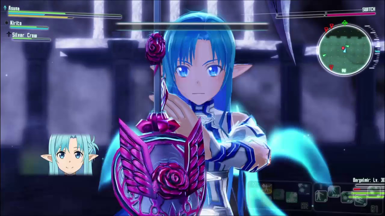 Accel World vs. Sword Art Online Walkthrough Part 16 | Blue Knight ...