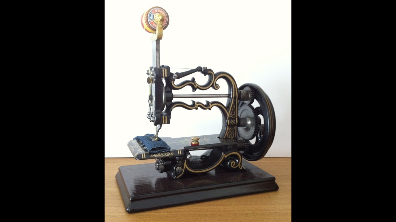 Chas Raymond Sewing Machine circa 1860 - YouTube
