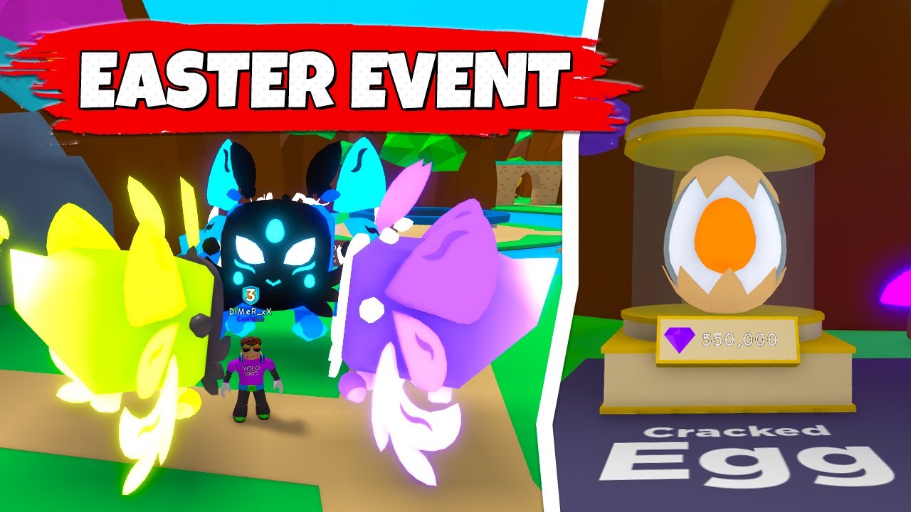 ALL SECRET PETS EASTER EVENT! Easter Spirit in Bubble Gum Simulator ...