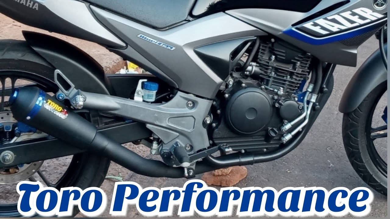Escapamento Toro Performance na Fazer 250 - YouTube