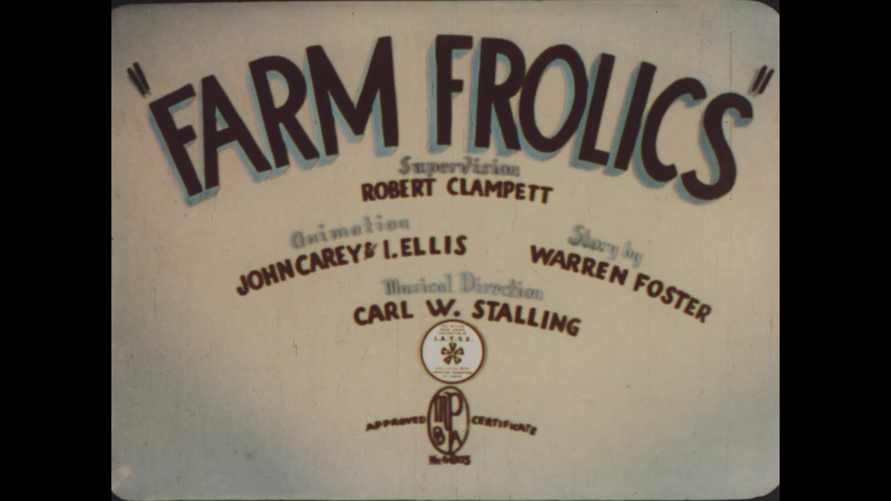 Farm Frolics (HD 1080p) (ORIGINAL TITLES) (NITRATE PRINT) - YouTube