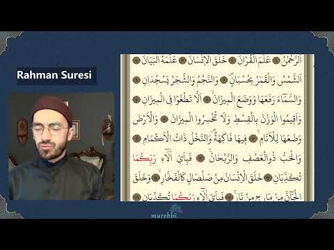 Rahman suresi ezberi