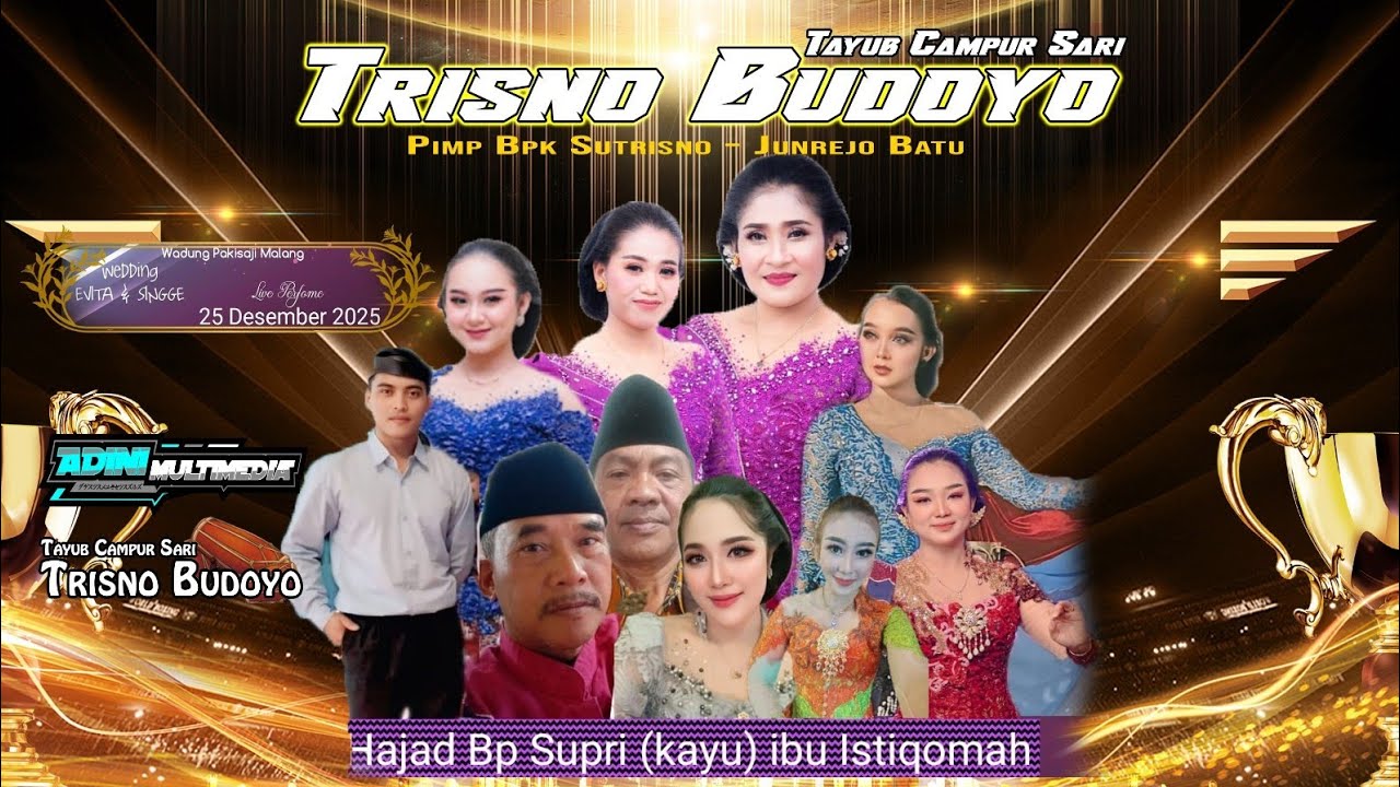 TRISNO BUDOYO tayub campur sari hajad supri (kayu) ibu. Istiqomah ...