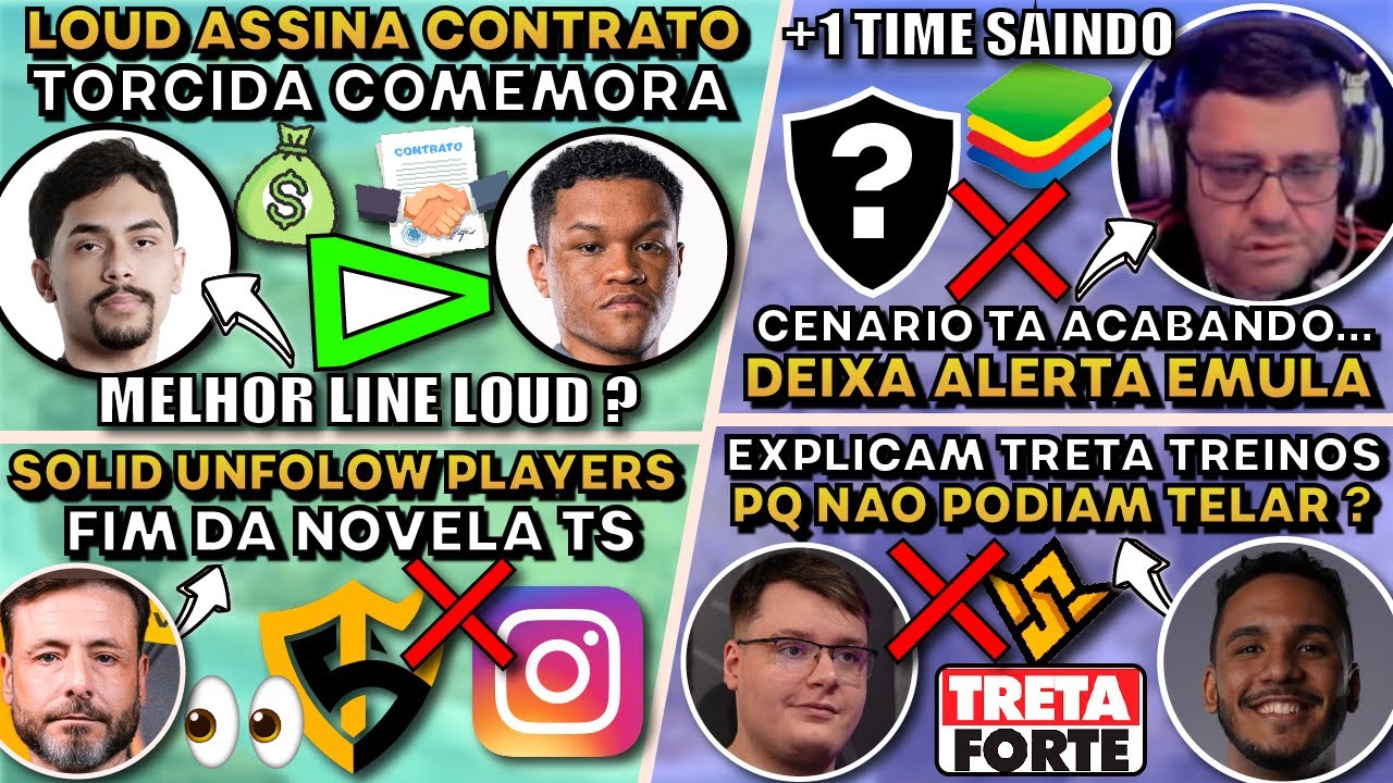BOMBA:LOUD ASSINA CONTRATO! LIPAO/JAYA RESPONDE CAIQUEB! SOLID UNFOLOW ...