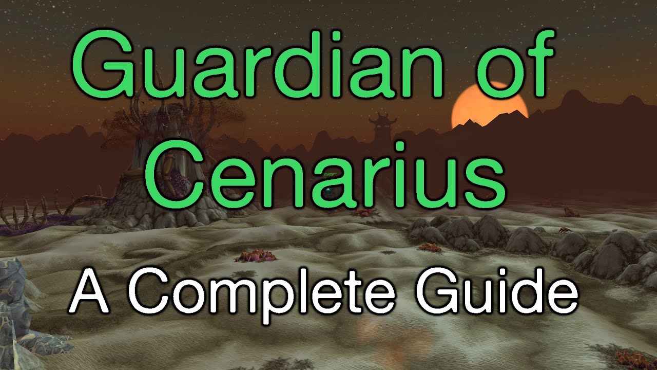 [WoW] How to: Guardian of Cenarius - YouTube