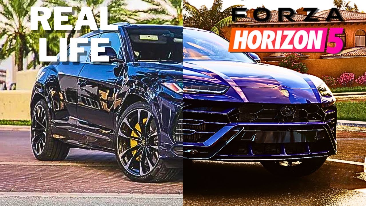 Real Life vs. Forza Horizon 5 | Car Details and Car Sound Comparison ...