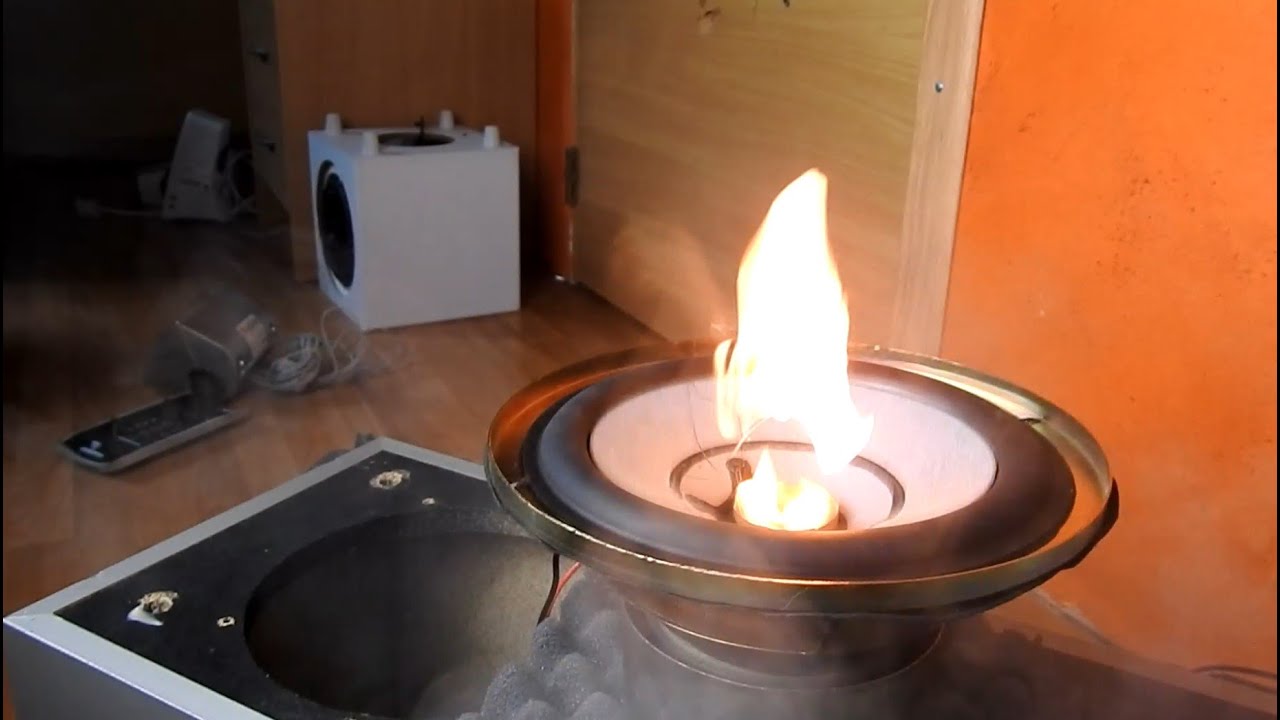 Blowing a 6" Panasonic subwoofer | Hell yeah! - YouTube
