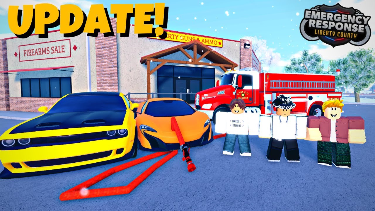 *NEW* ER:LC Update! Criminal Base, Gun Store, Fire hose System, cars ...
