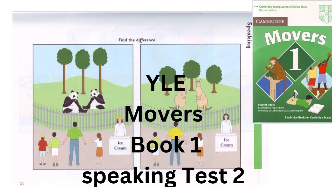YLE Movers- Book 1 - speaking Test 2 (a) - YouTube
